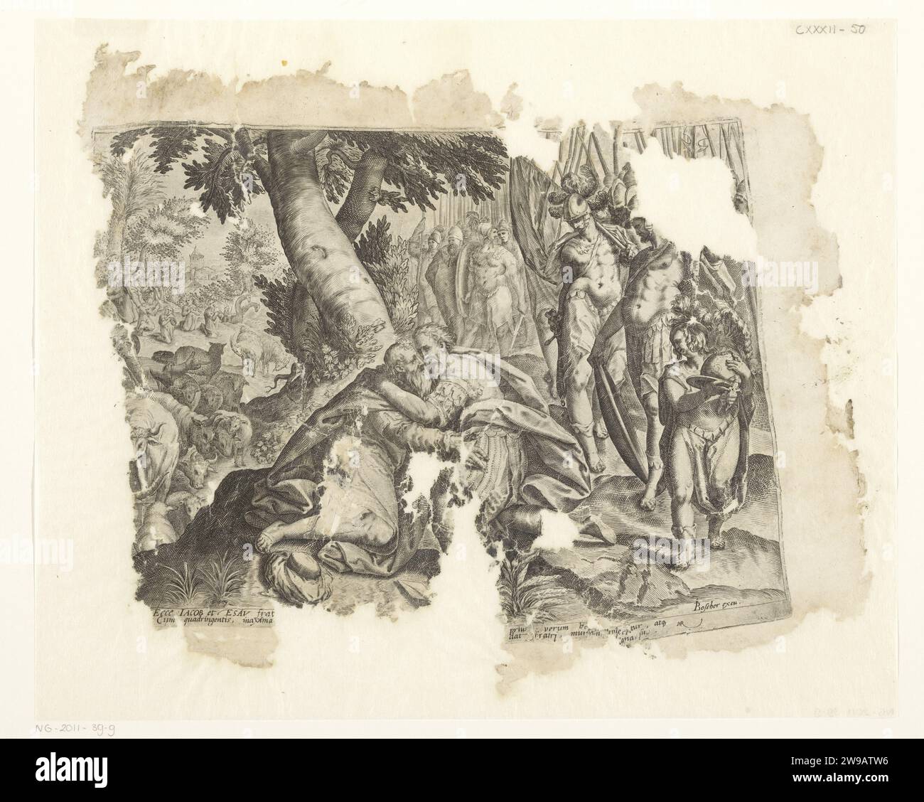 Reconciliation of Jakob and Esau, Zacharias Dolendo (Attributed to ...