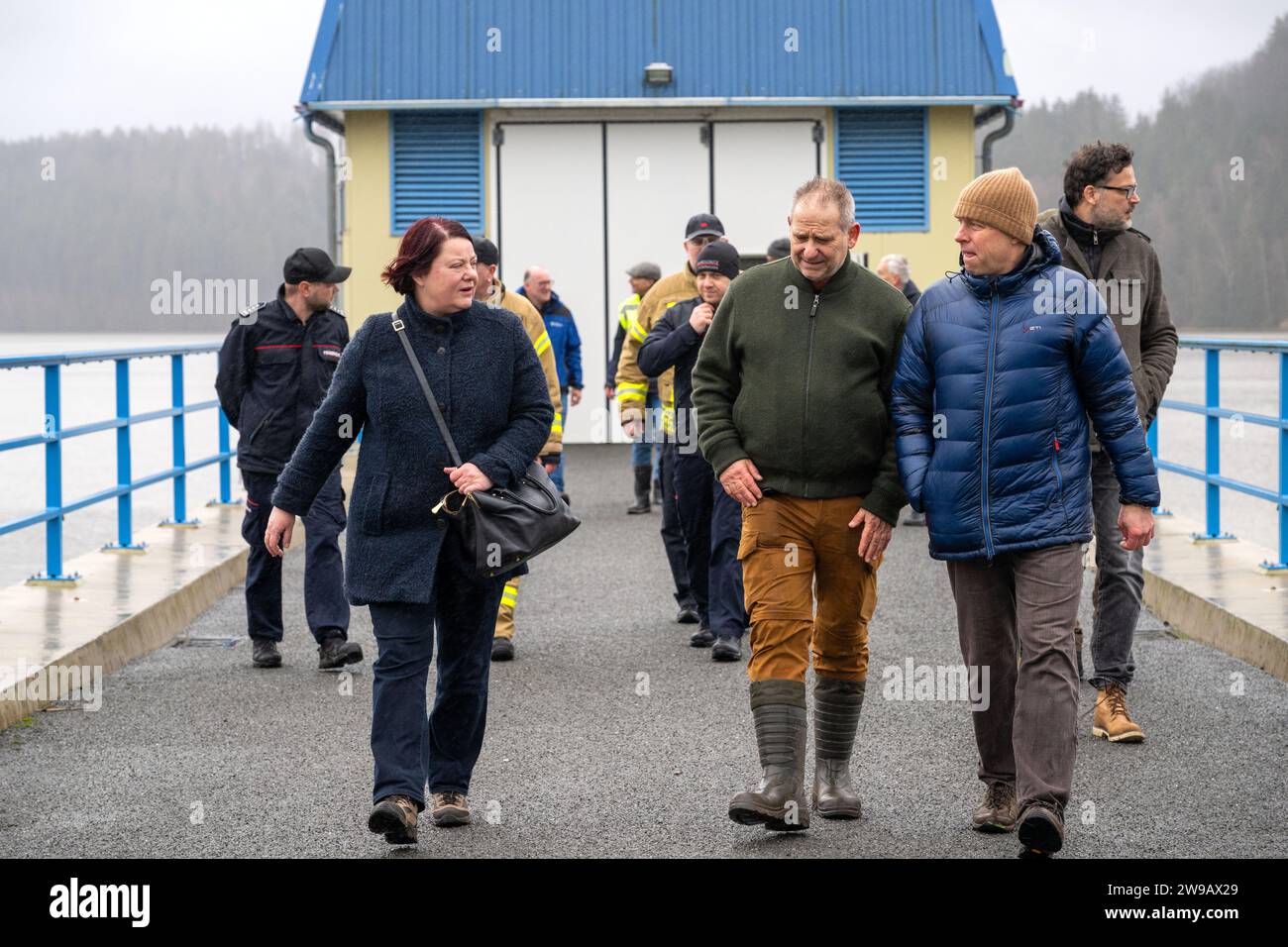 Ratscher, Germany. 26th Dec, 2023. Thuringia's Environment Minister ...