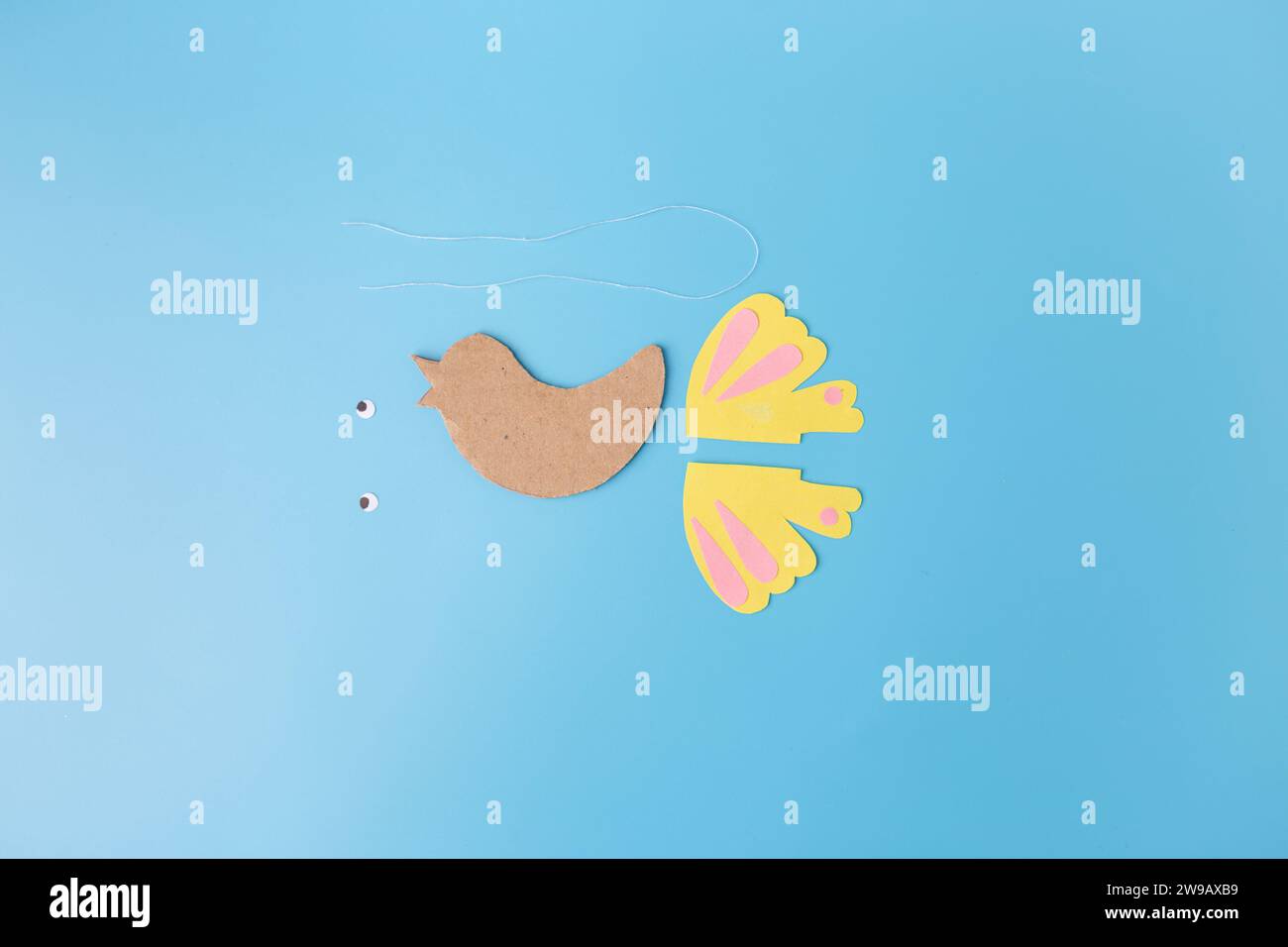 step by step instruction, DIY, spring or easter craft activity for kids ...