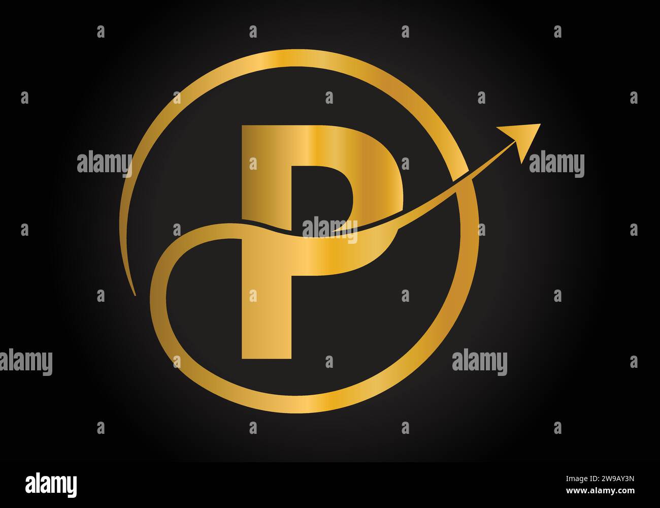 P chart logo Stock Vector Images - Alamy