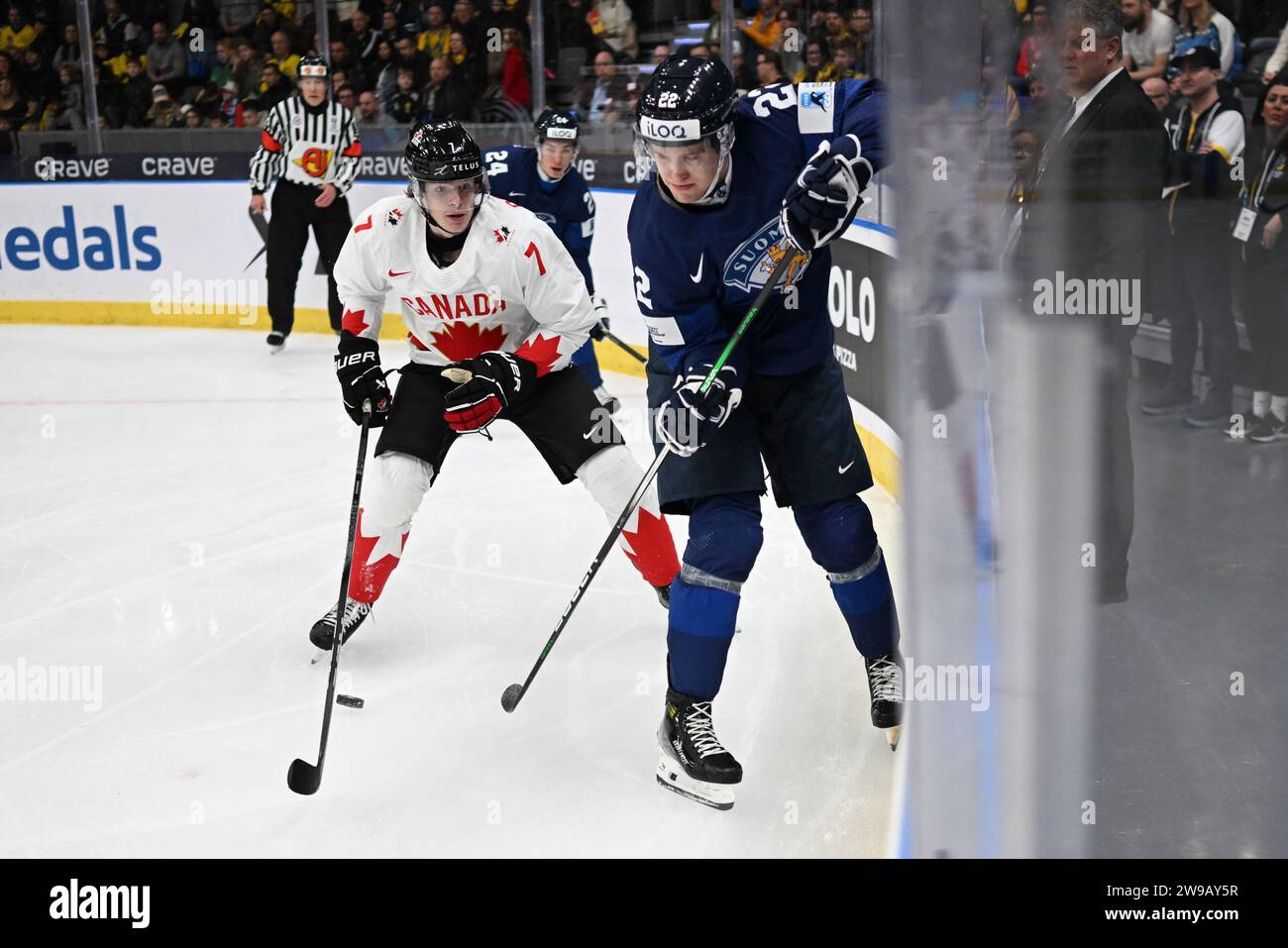 Gothenburg, Sweden 20231226Canada's Jorian Donovan and Finland's Kasper ...