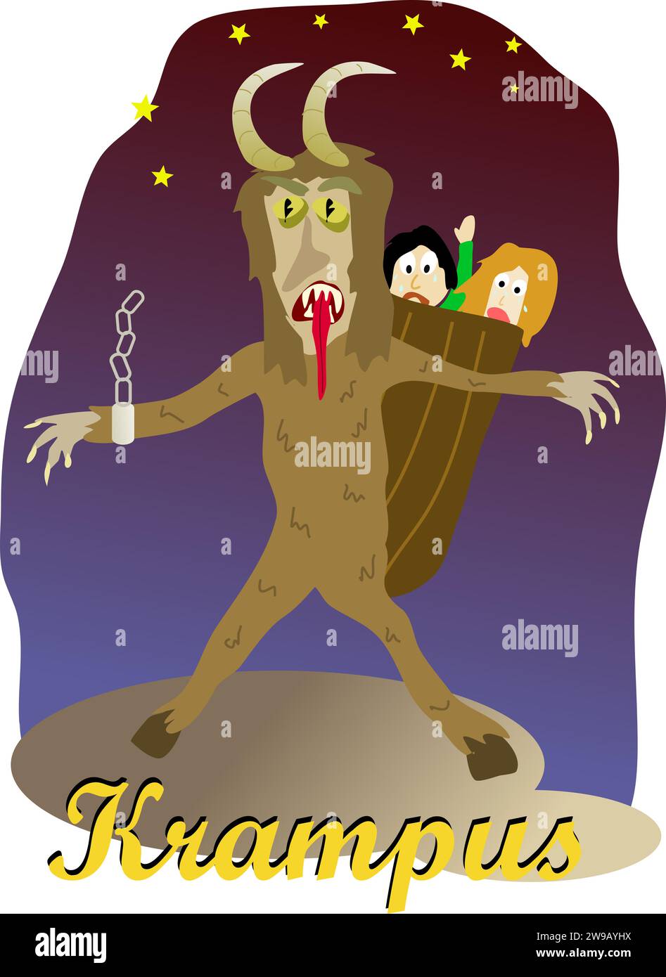 Krampus christmas Cut Out Stock Images & Pictures - Alamy