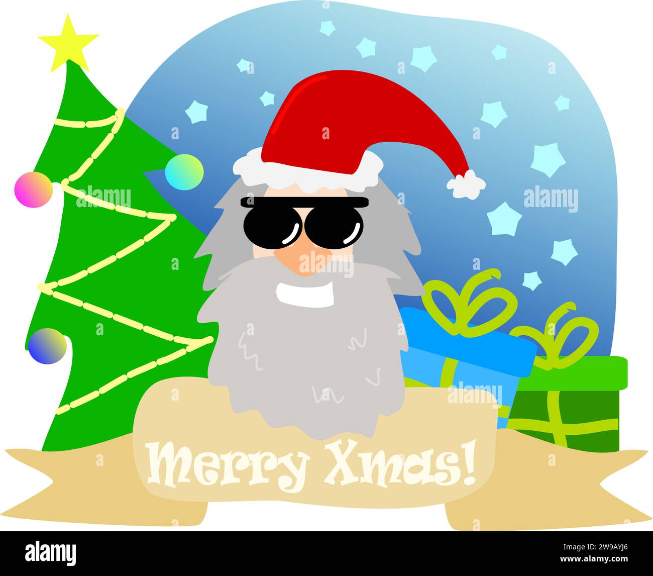 Santa claus christmas decorations roof hi-res stock photography and ...