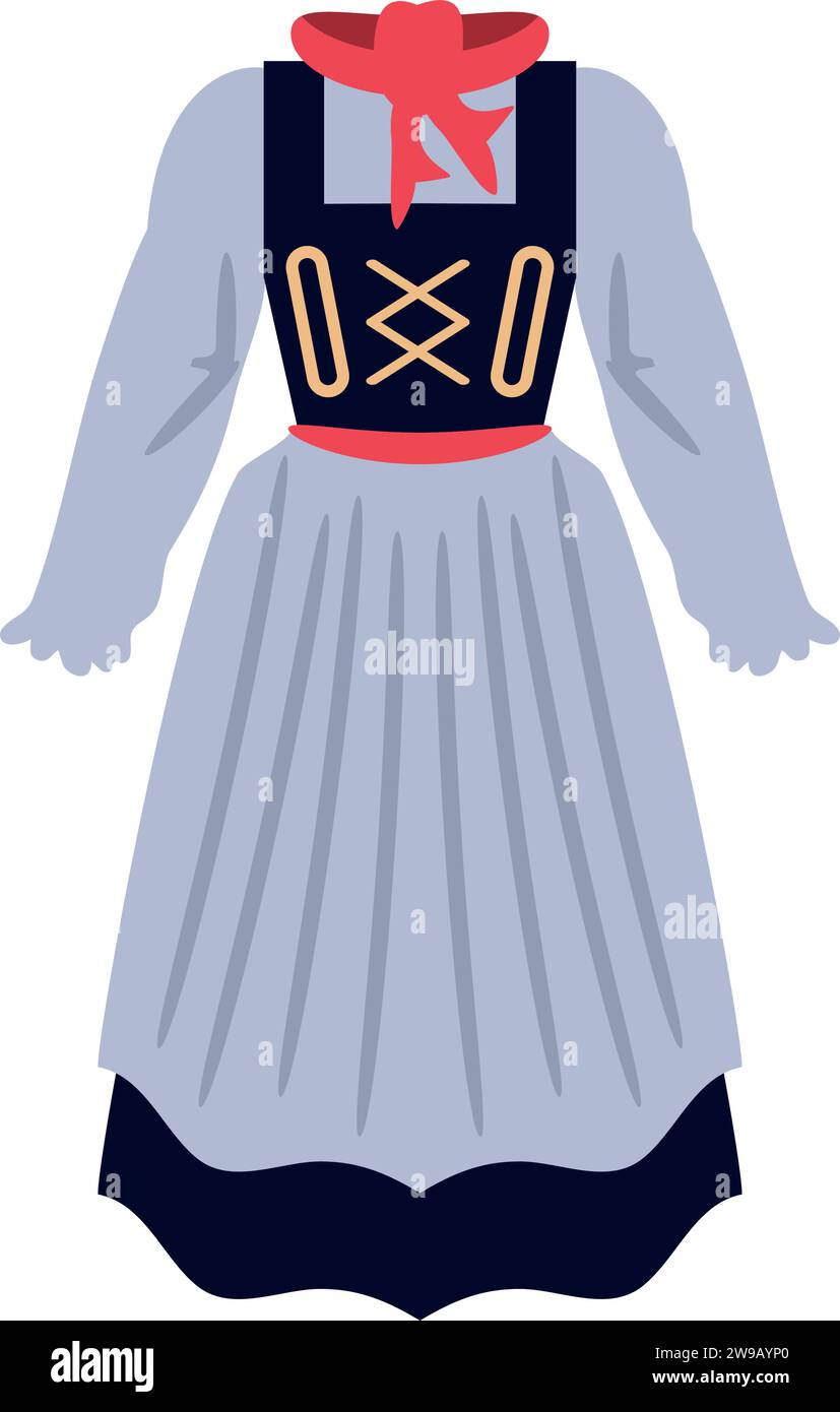 iceland upphlutur costume Stock Vector Image & Art - Alamy