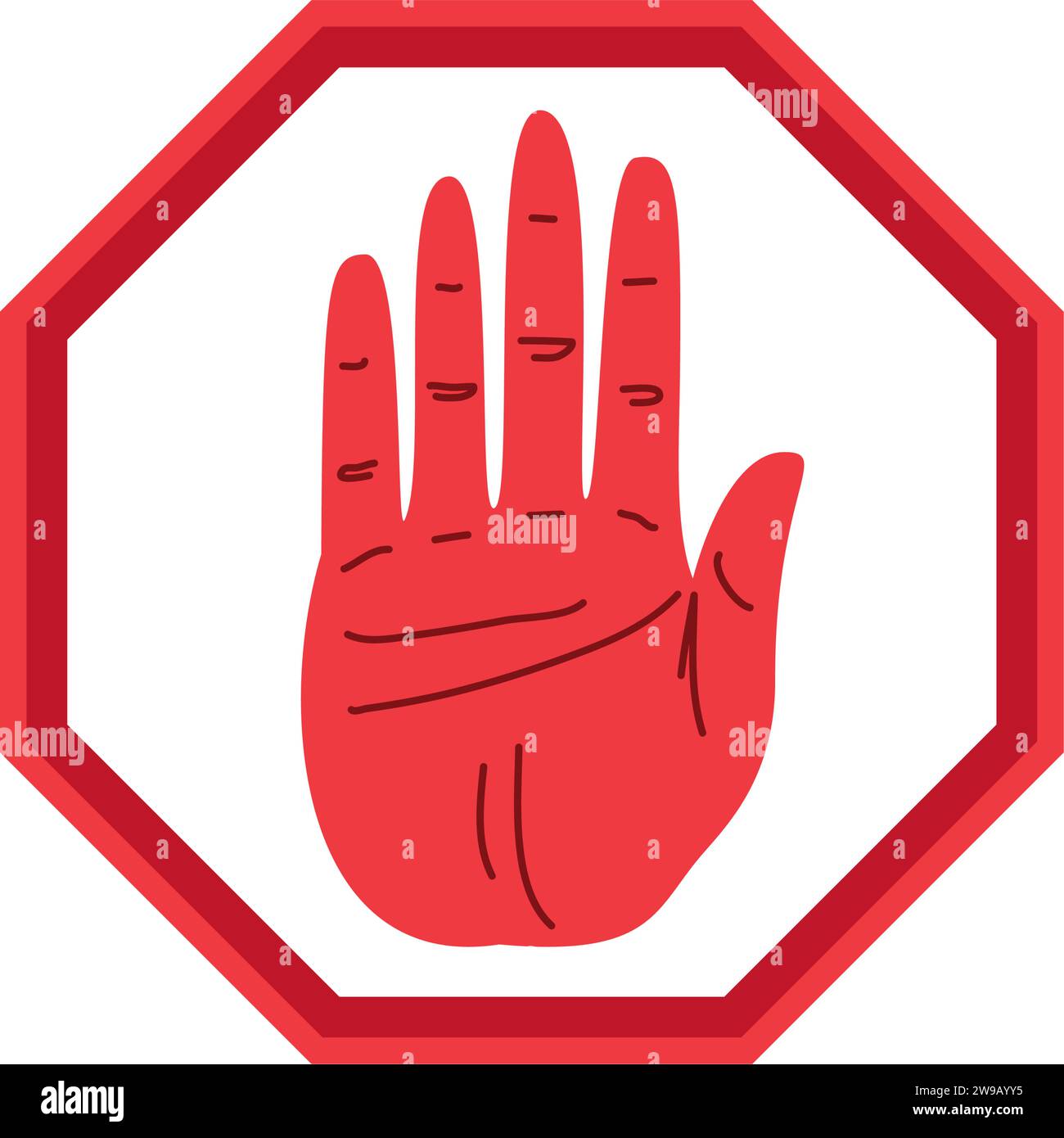 Red hand day soldiers Stock Vector Images - Alamy