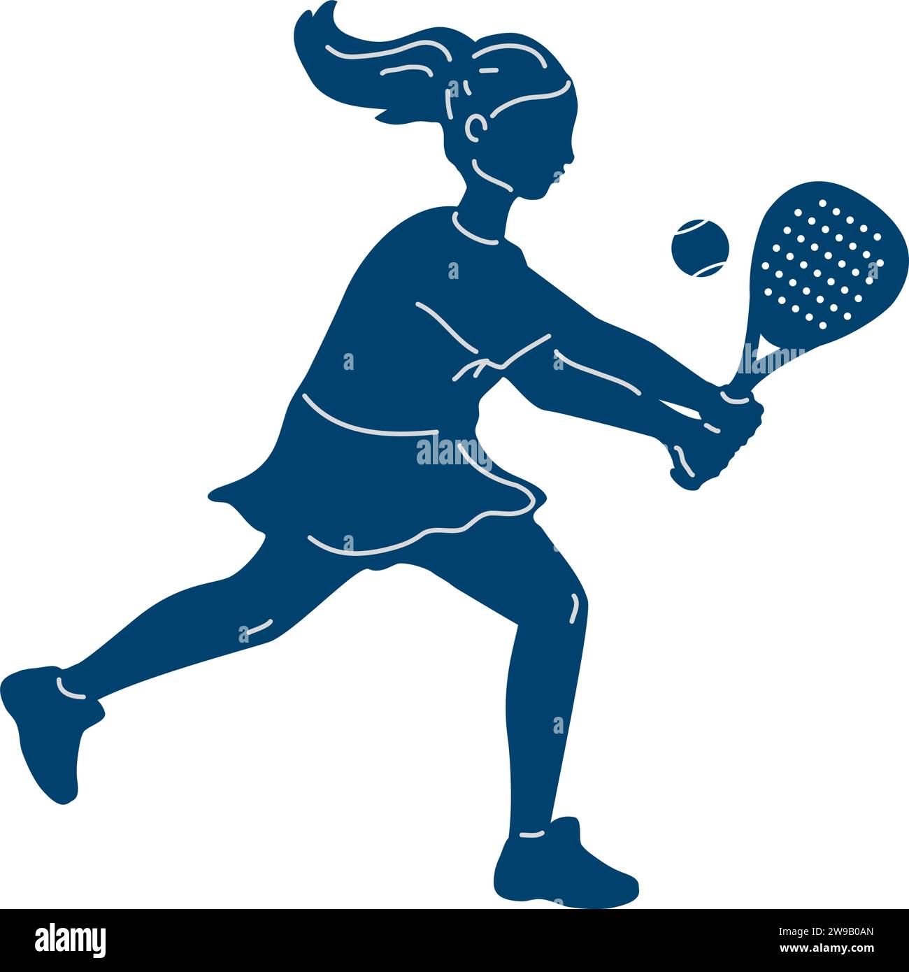 Female padel tennis hi-res stock photography and images - Alamy