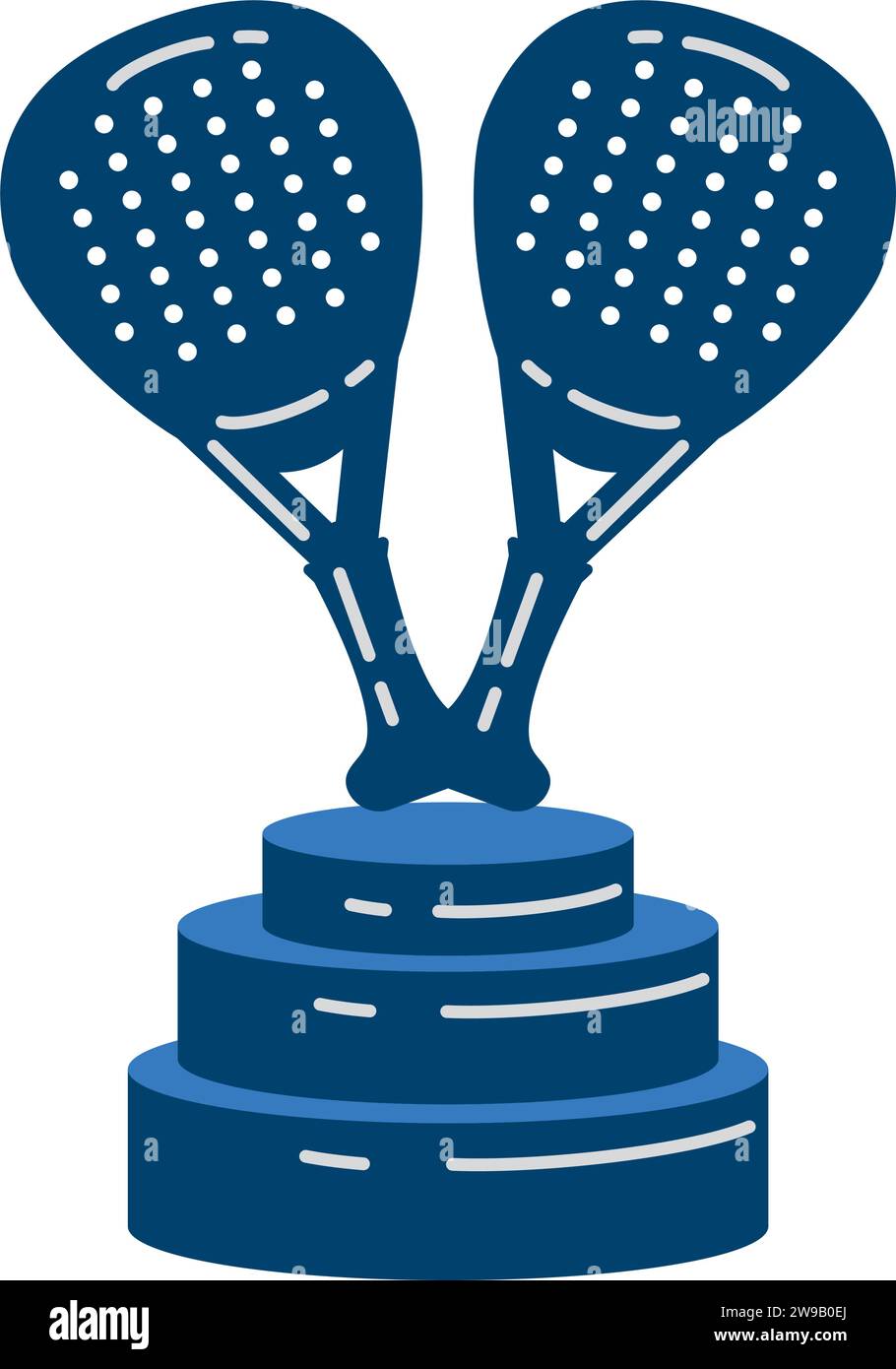 padel tennis trophy Stock Vector Image & Art - Alamy