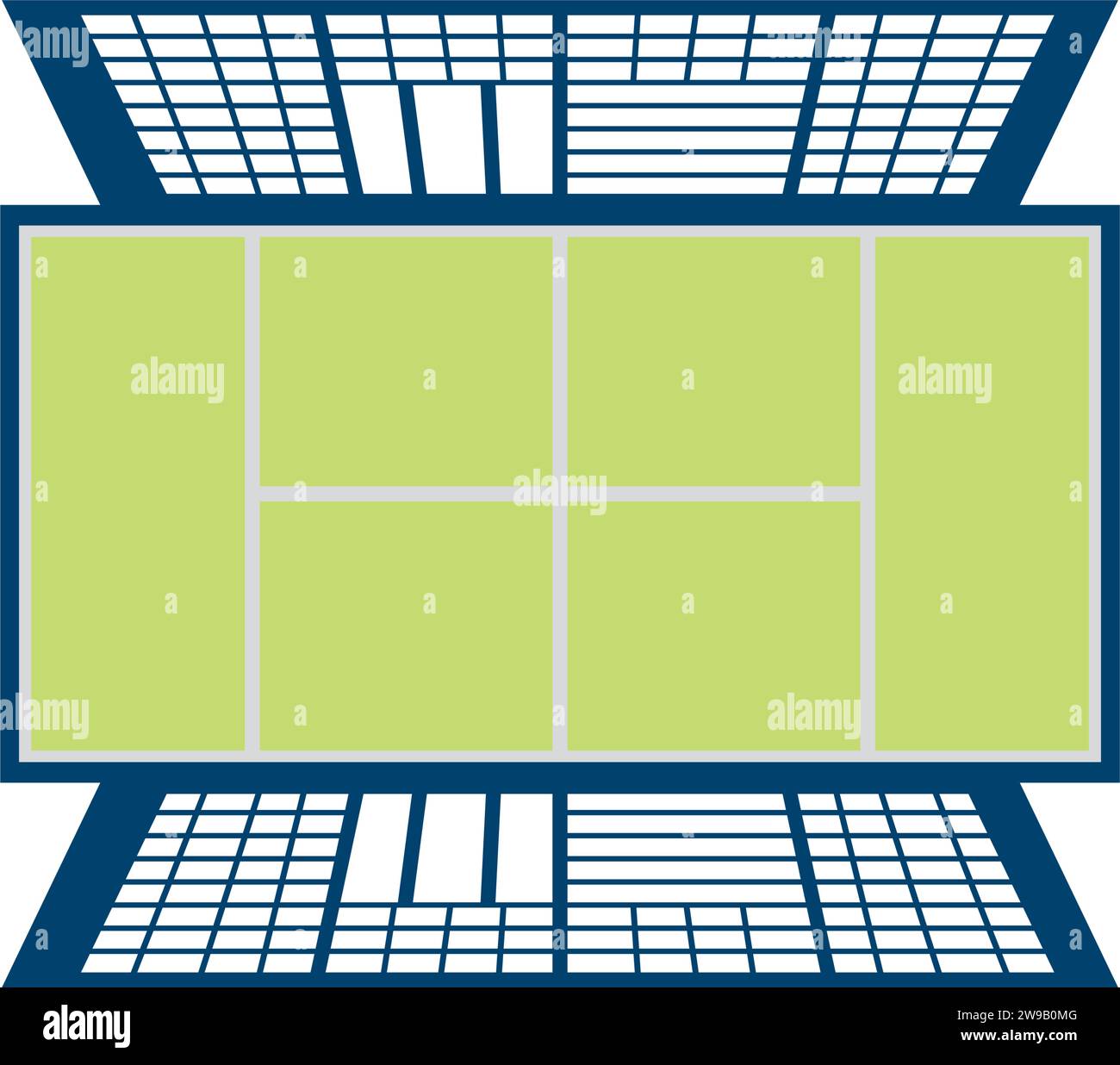 padel court top view Stock Vector Image & Art - Alamy