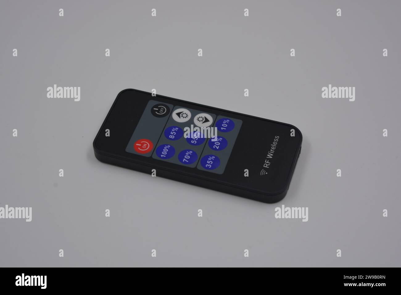 Machinery, technology, equipment, black remote control with colored ...