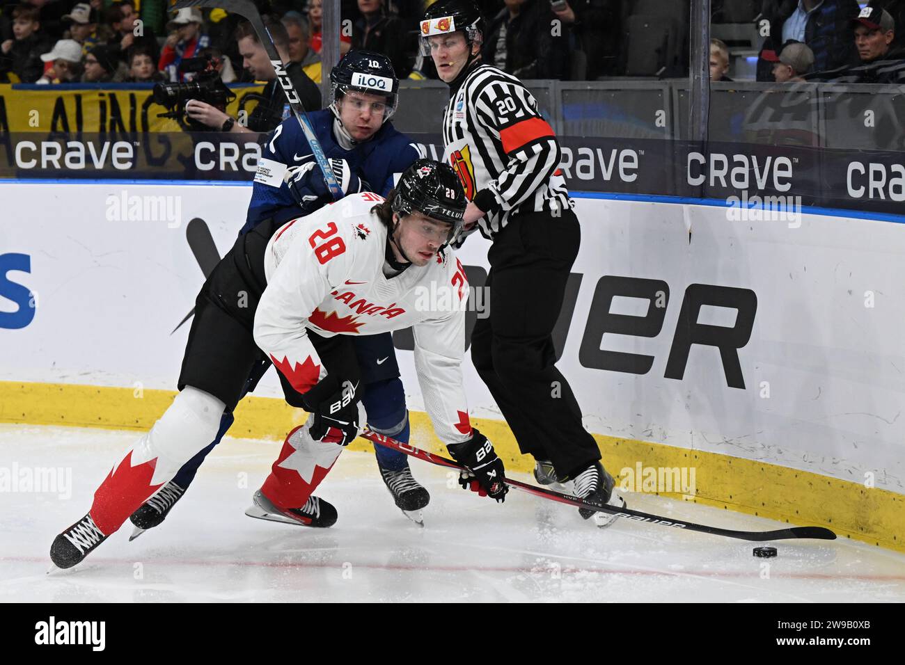 Gothenburg, Sweden 20231226Canada's Conor Geekie during and Finland's ...