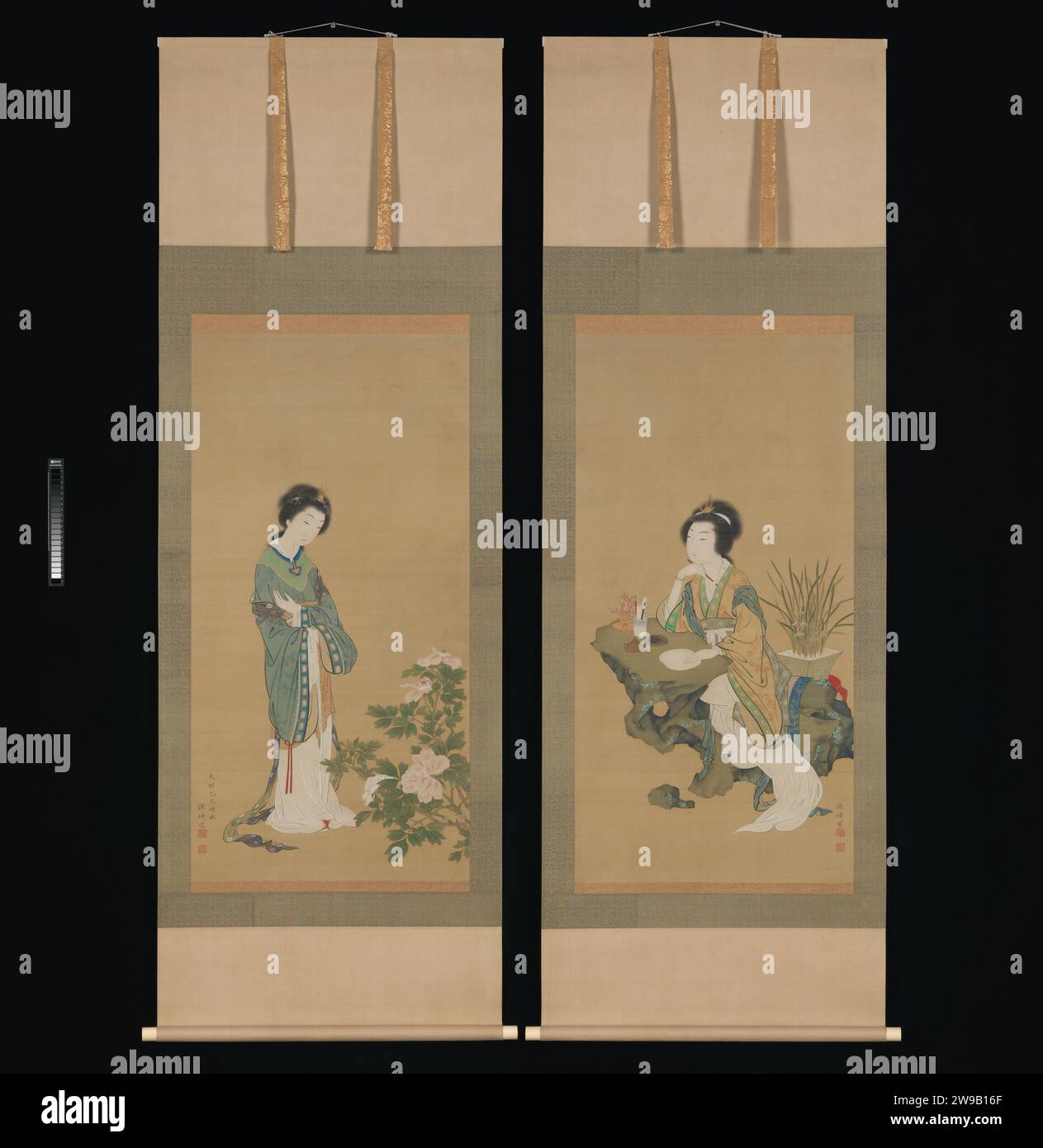 Yanji with Orchids and Yang Guifei with Peonies 2015 by Genki (Komai Ki ...