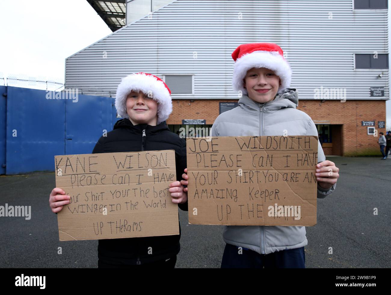 Derby County fans outside the stadium before the Sky Bet League One ...