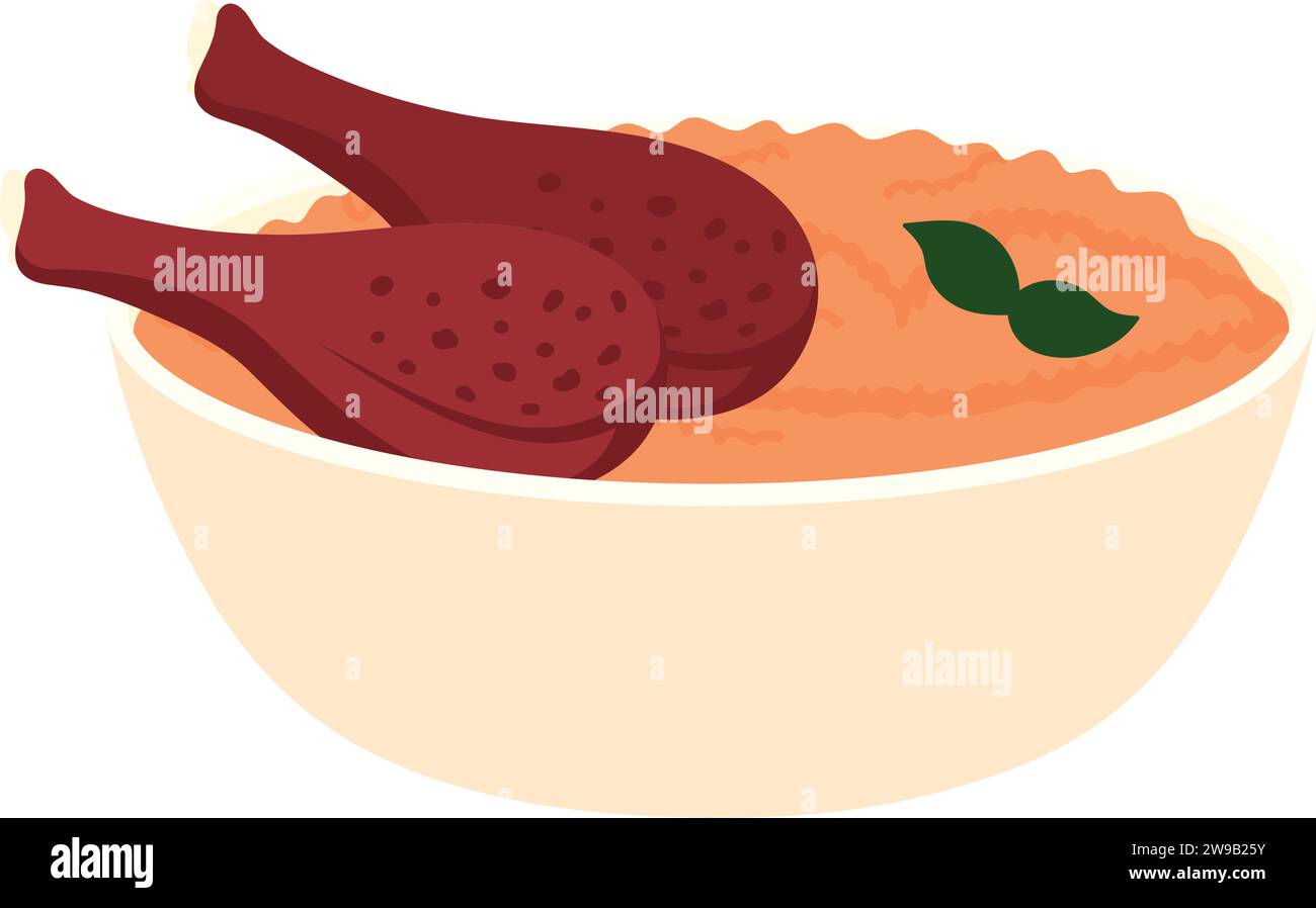 Jollof rice with chicken nigeria hi-res stock photography and images ...