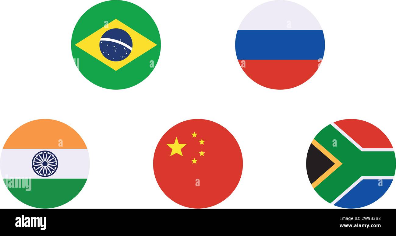 Brics Cooperation Countries Stock Vector Image And Art Alamy