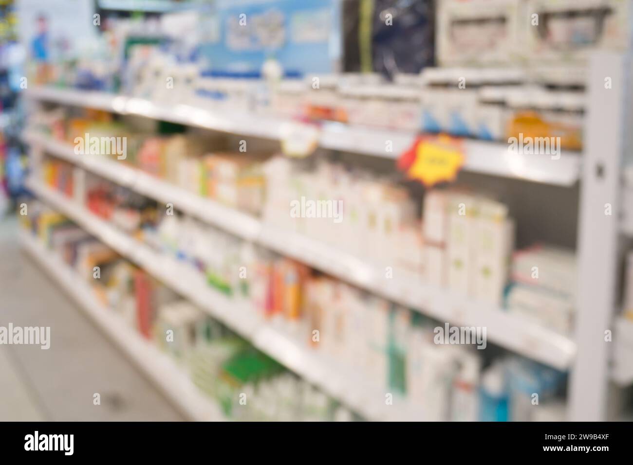 pharmacy drugstore shop interior with medicines vitamins supplement and ...