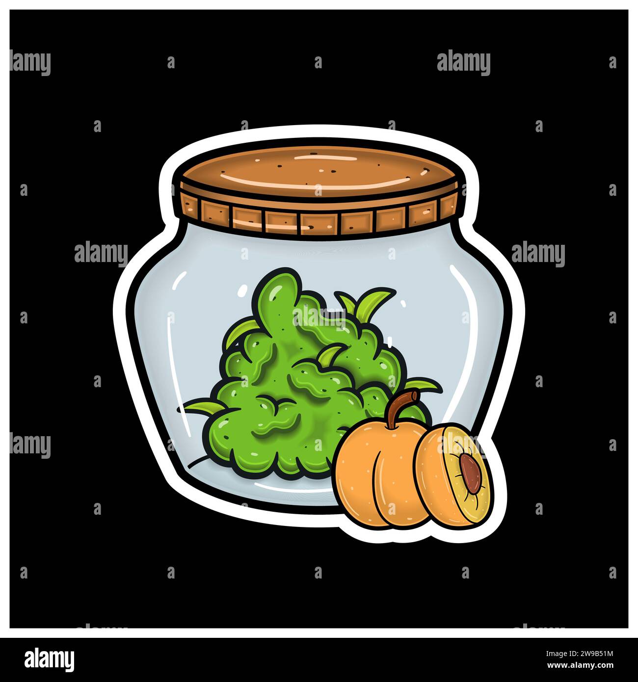 Apricot buds Stock Vector Images - Alamy