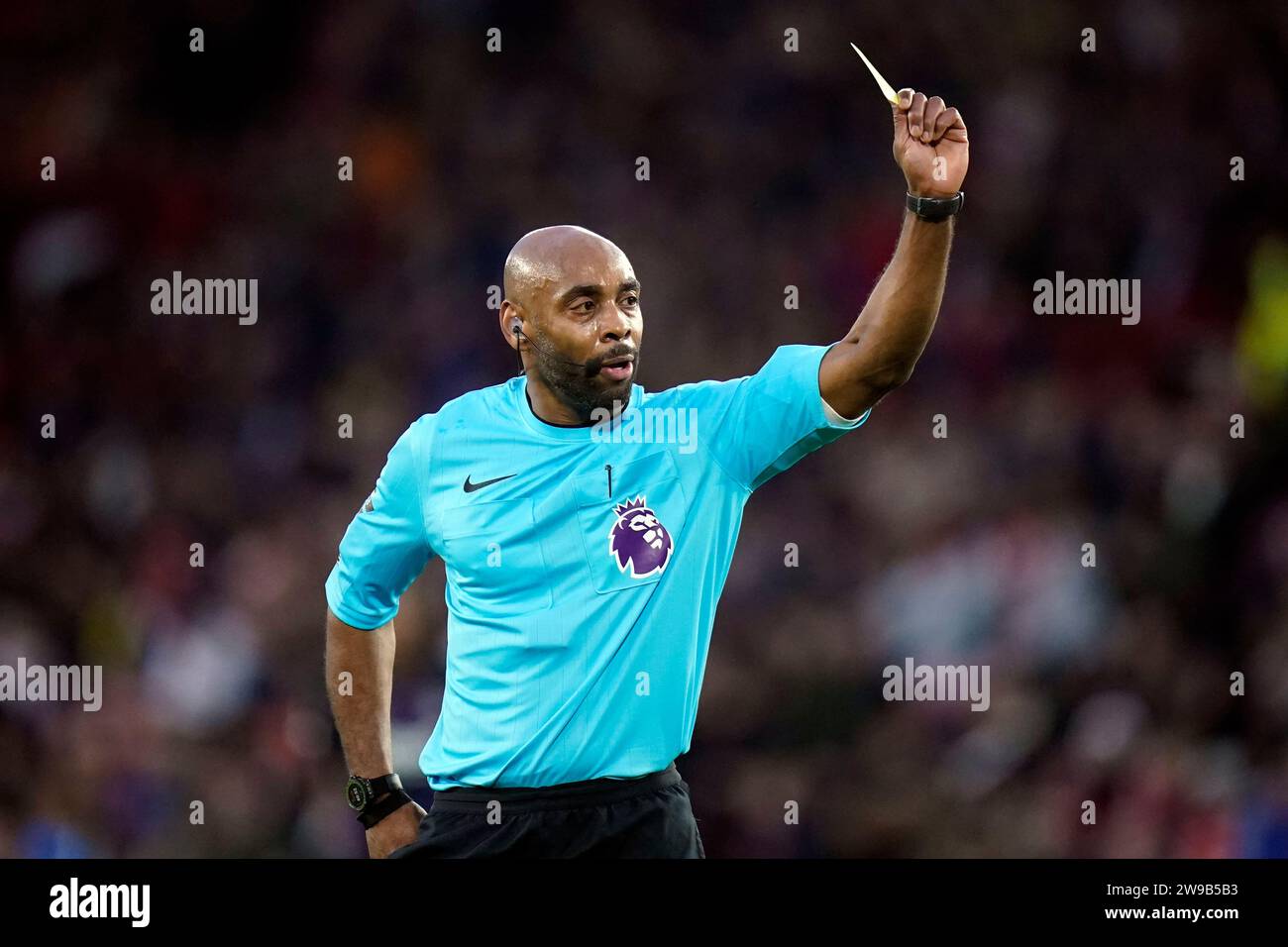 Referee Sam Allison during the Premier League match at Bramall Lane ...