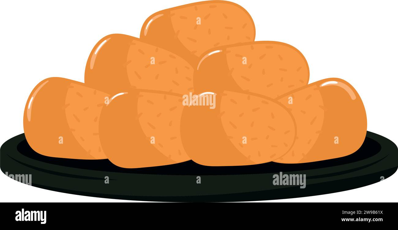 nigerian food akara Stock Vector Image & Art - Alamy