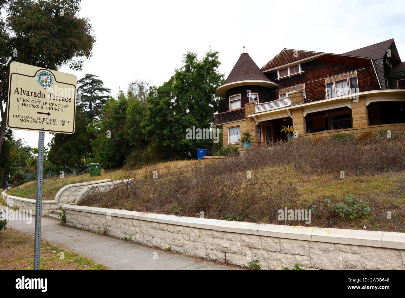 Los Angeles, California: Gilbert House at 1333 Alvarado Terrace ...
