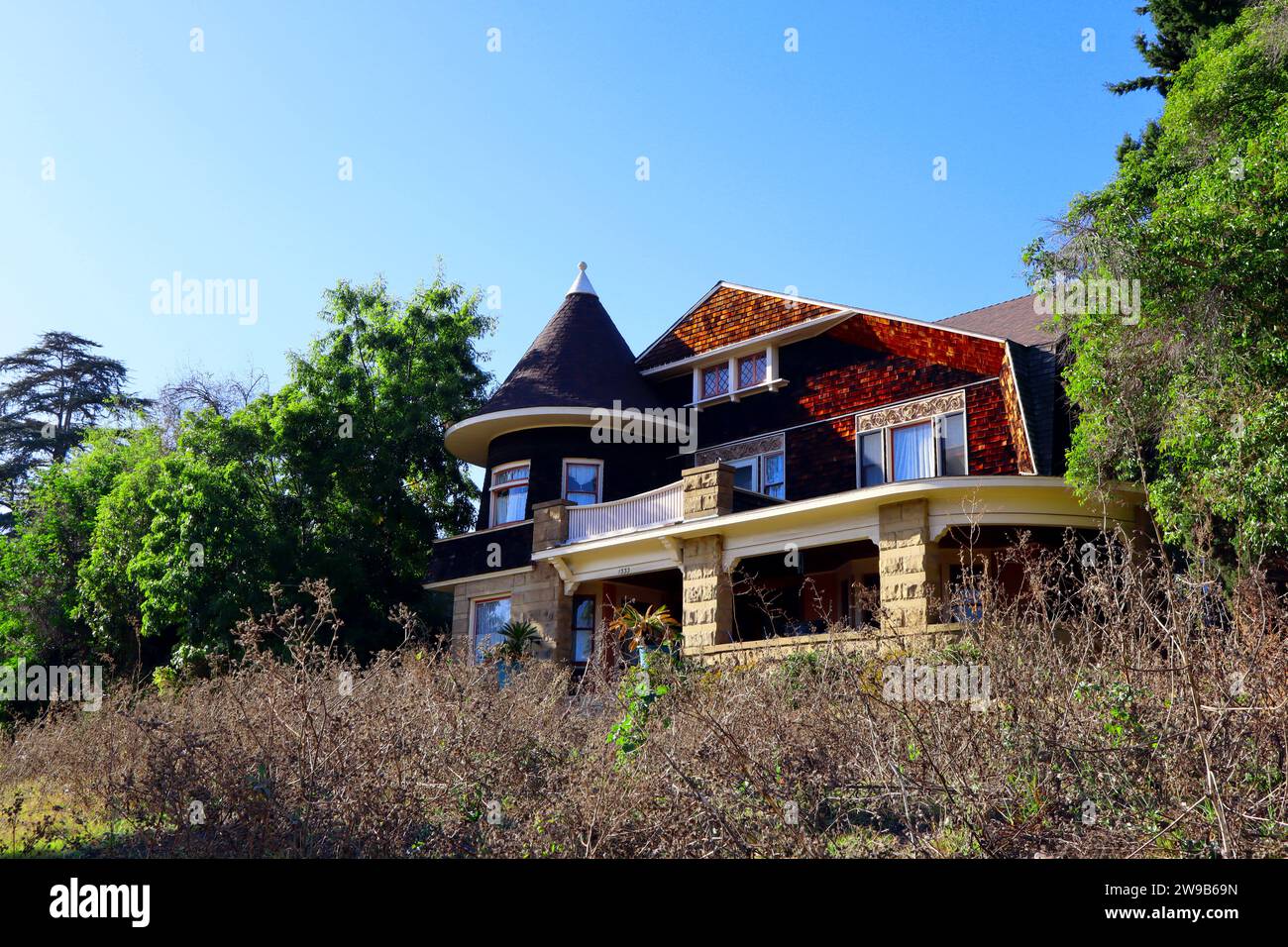 Los Angeles, California: Gilbert House at 1333 Alvarado Terrace ...