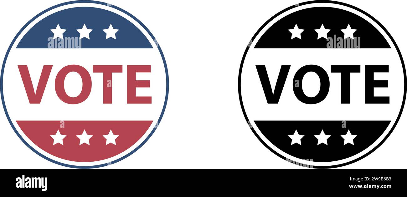 Vote sign icon simple basic design Stock Vector Image & Art - Alamy