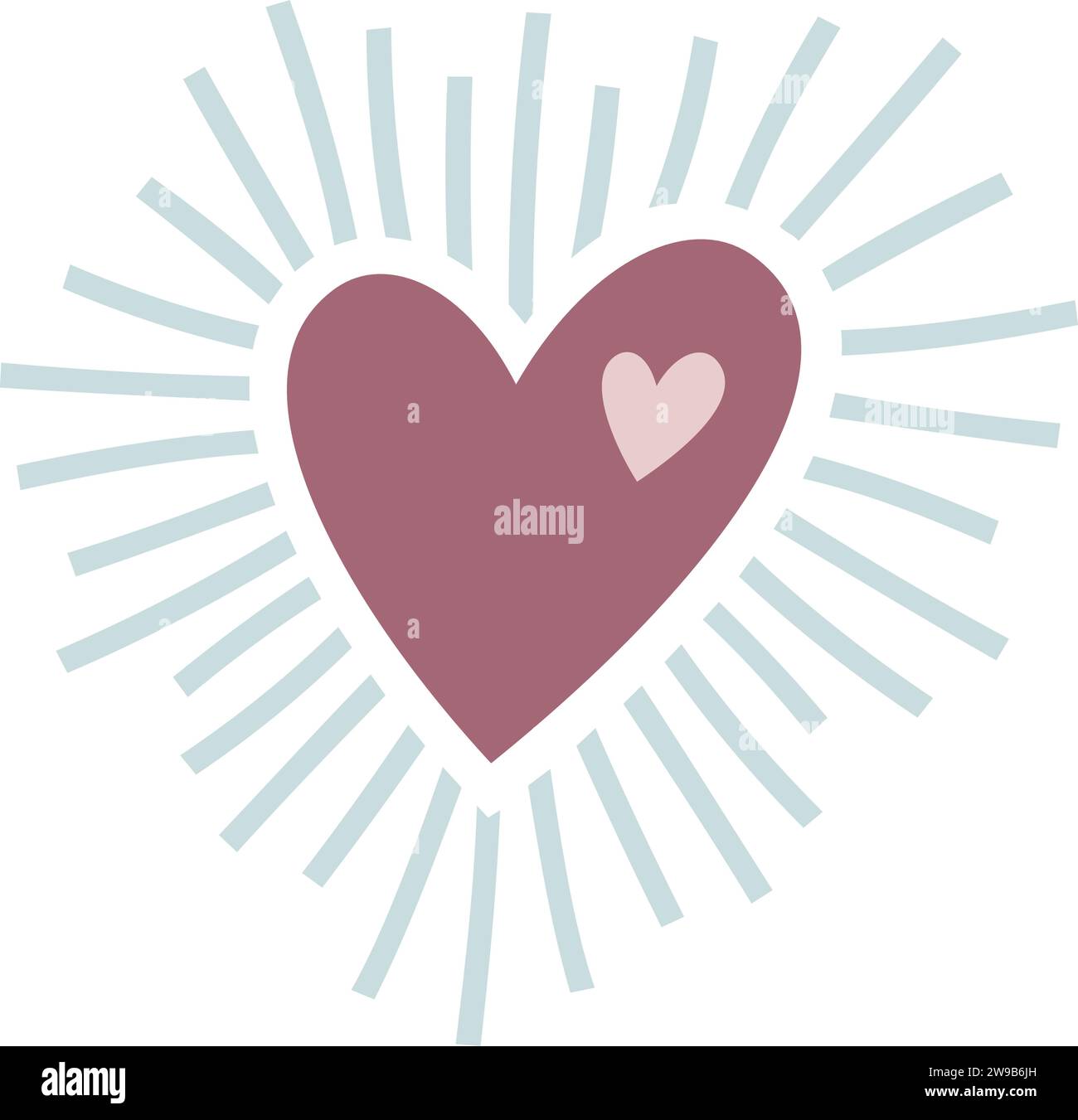 Boho heart with transparent background Stock Vector Image & Art - Alamy