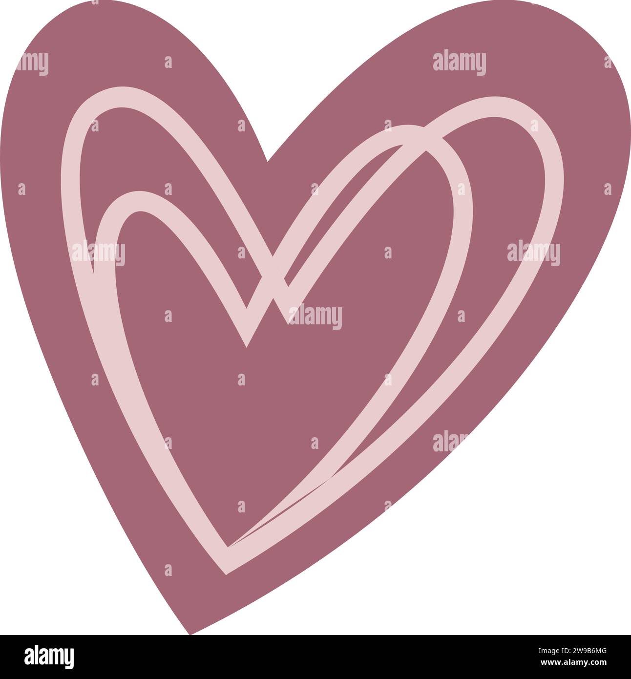 Boho heart with transparent background Stock Vector Image & Art - Alamy