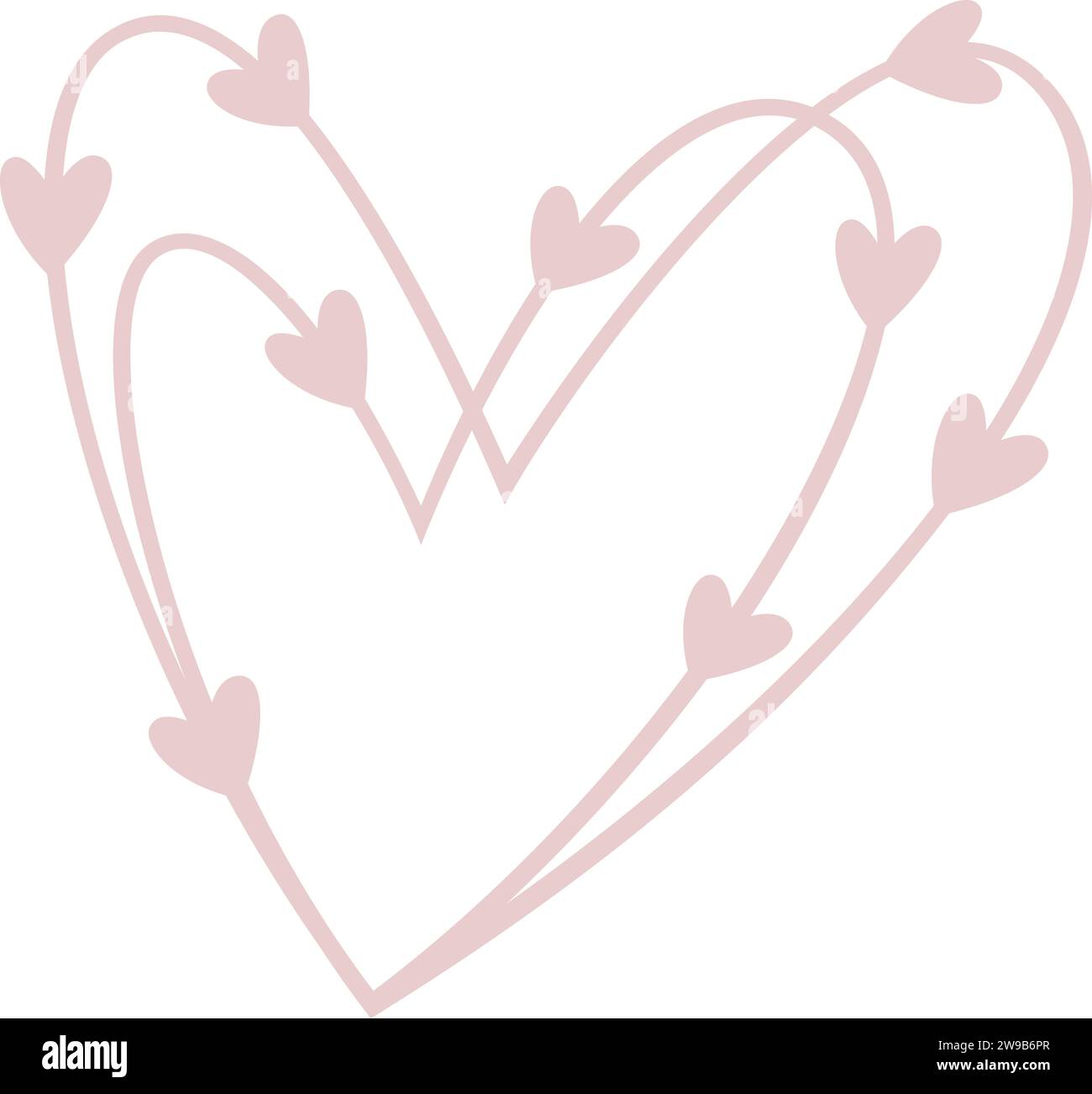 Boho heart with transparent background Stock Vector Image & Art - Alamy