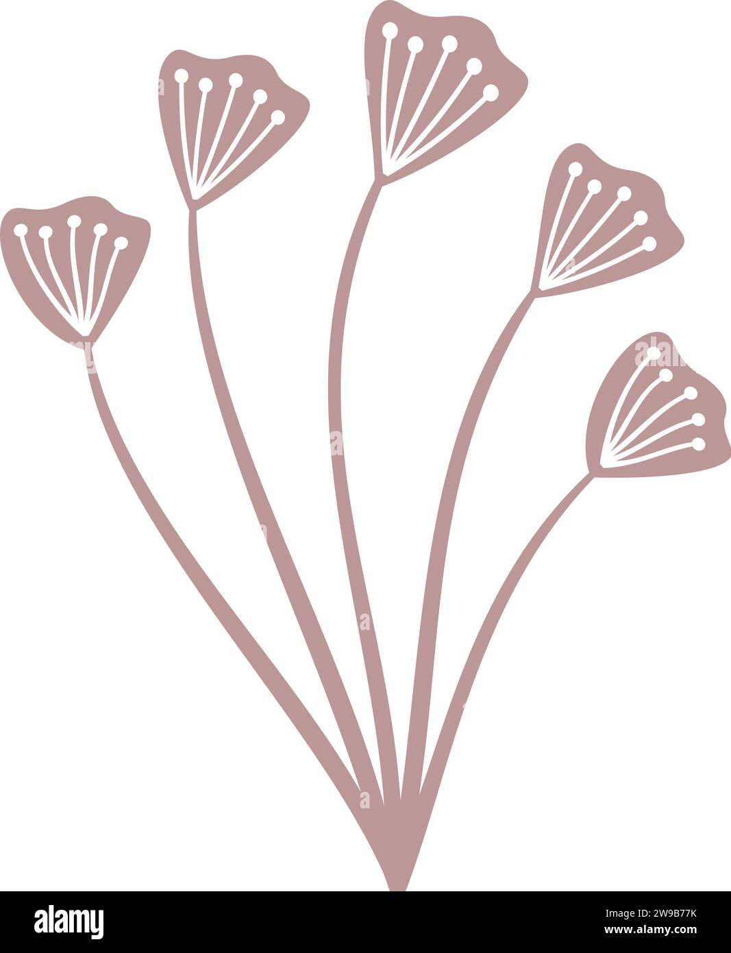 Flower, plant with transparent background Stock Vector Image & Art - Alamy