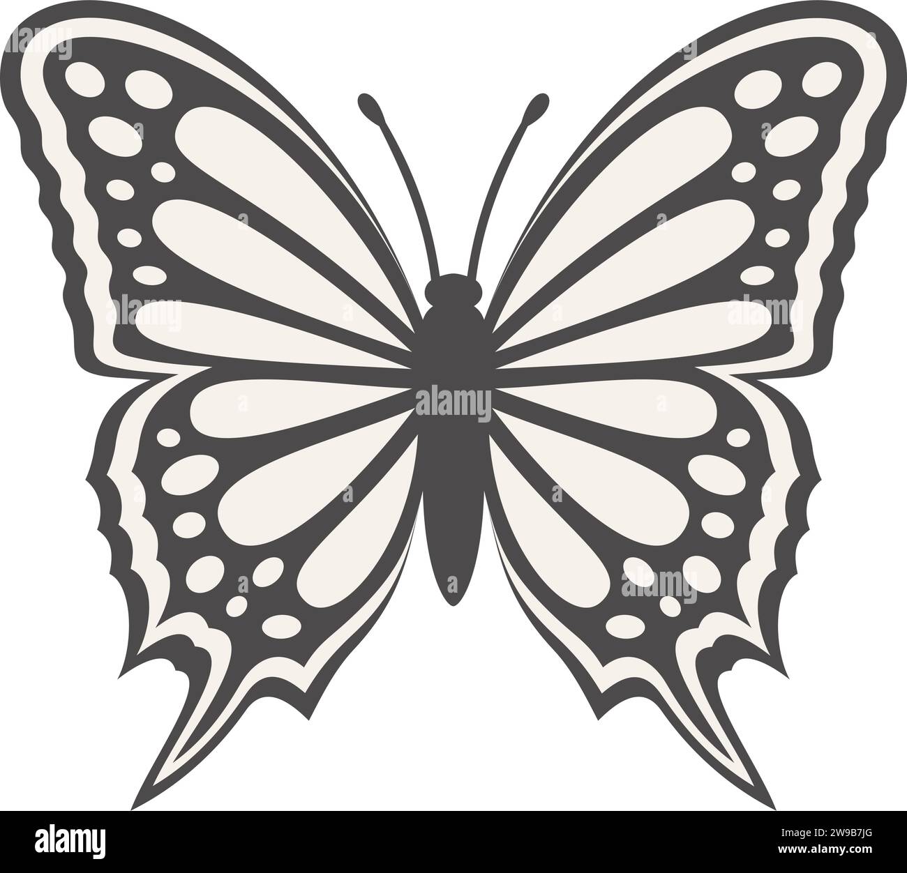 Butterfly with transparent background Stock Vector Image & Art - Alamy