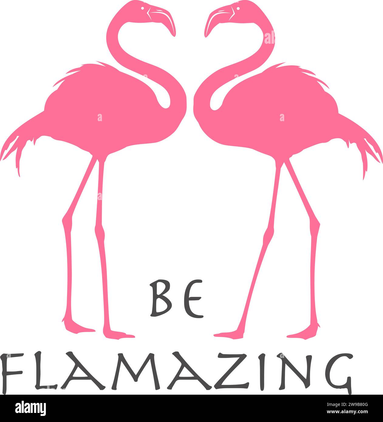 Flamingo with transparent background Stock Vector Image & Art - Alamy