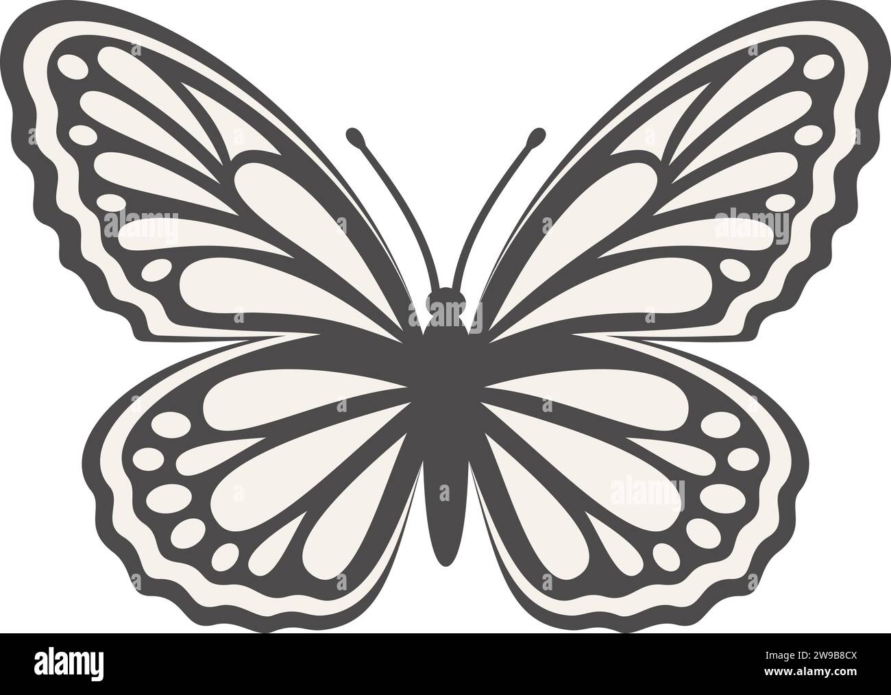 Butterfly with transparent background Stock Vector Image & Art - Alamy