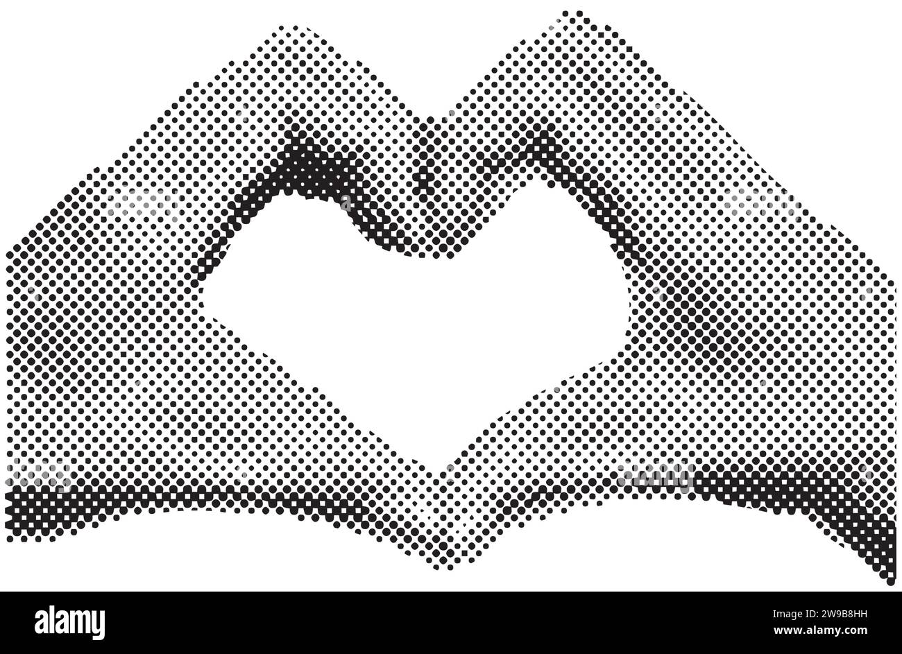 Halftone collage effect Black and White Stock Photos & Images - Alamy