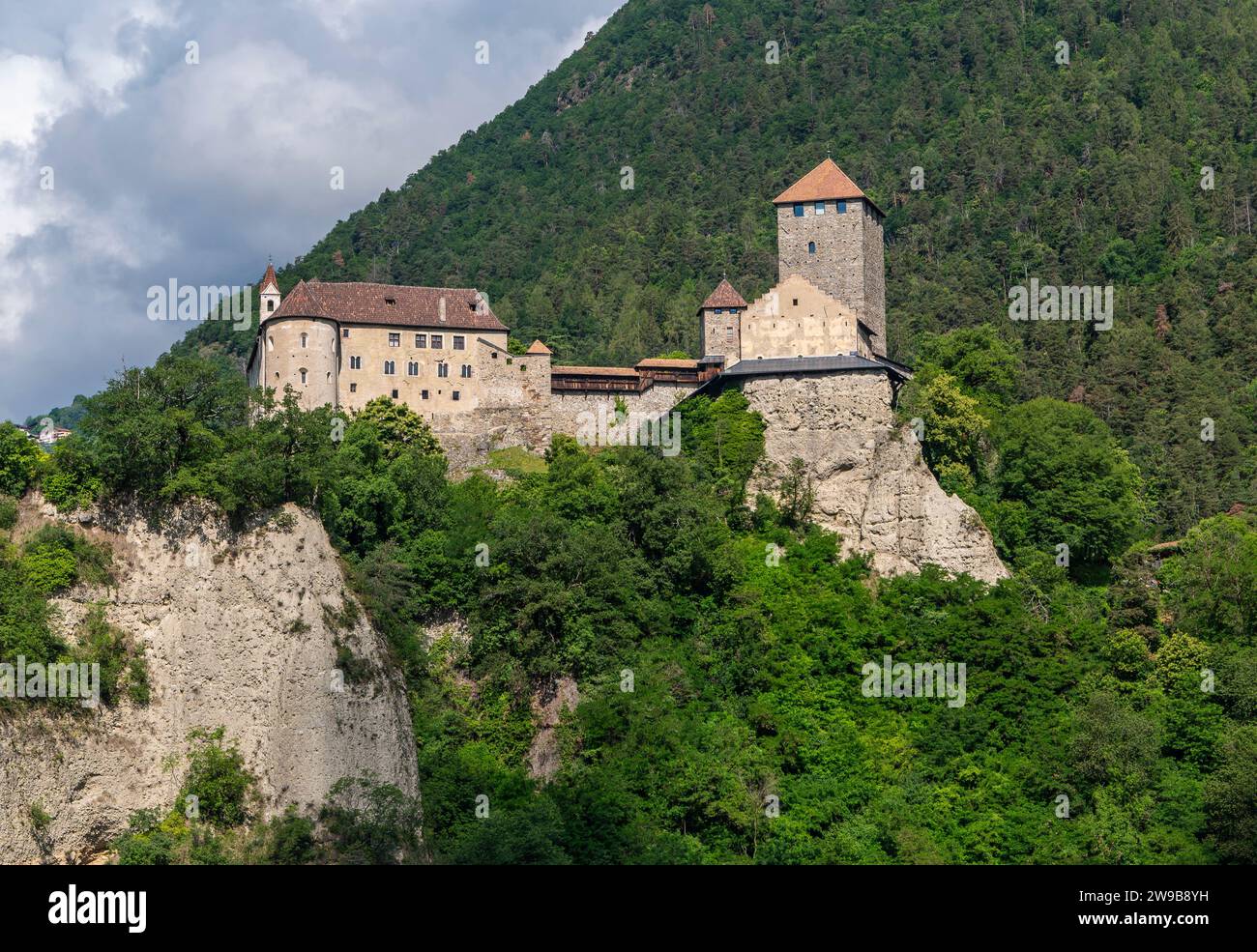 Tyrol Castle in South Tyrol. The Castle is home to the South Tyrolean ...