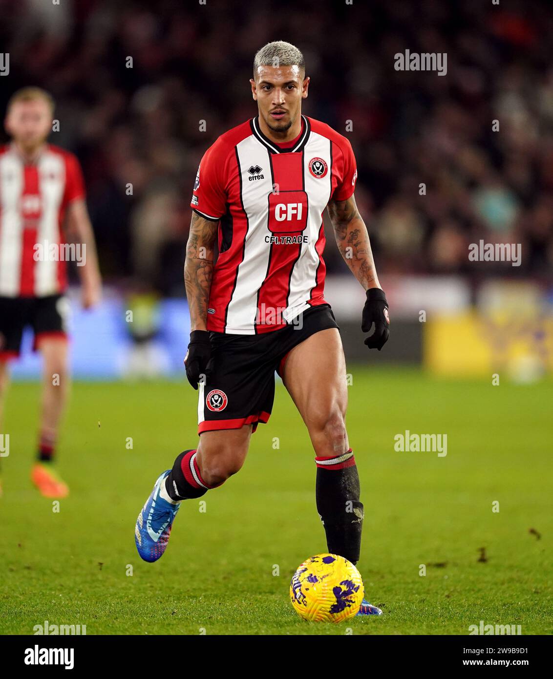 Sheffield United's Costa Vinicius Souza during the Premier League match ...
