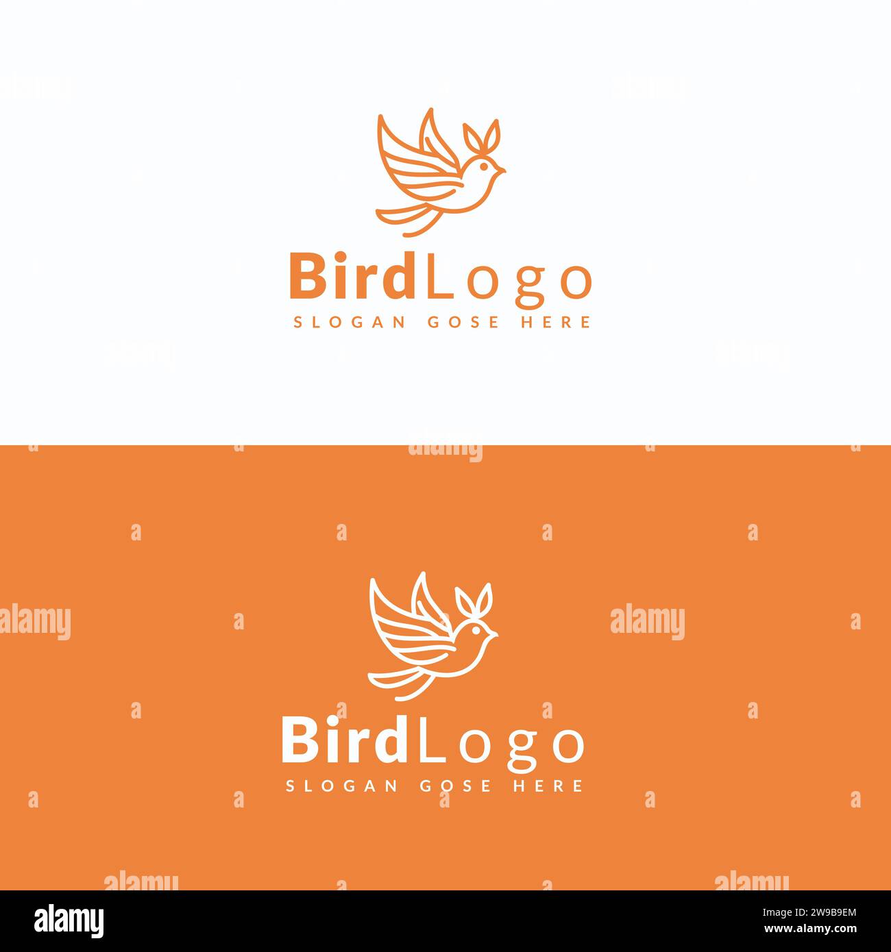A Beautiful Bird Logo Stock Vector Image & Art - Alamy