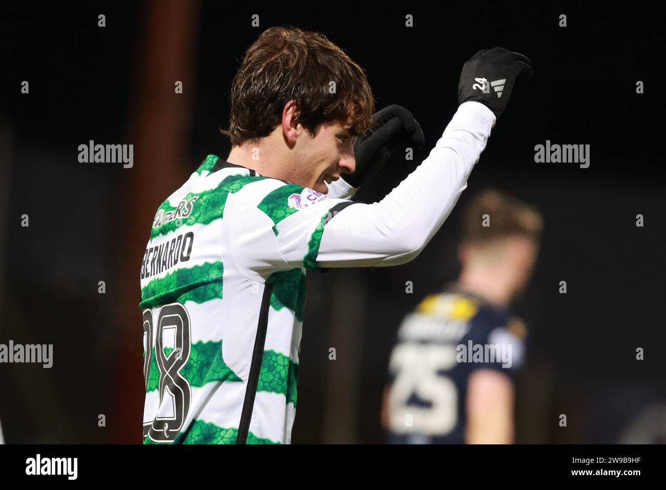 Celtic's Paulo Bernardo celebrates after scoring their side's first ...
