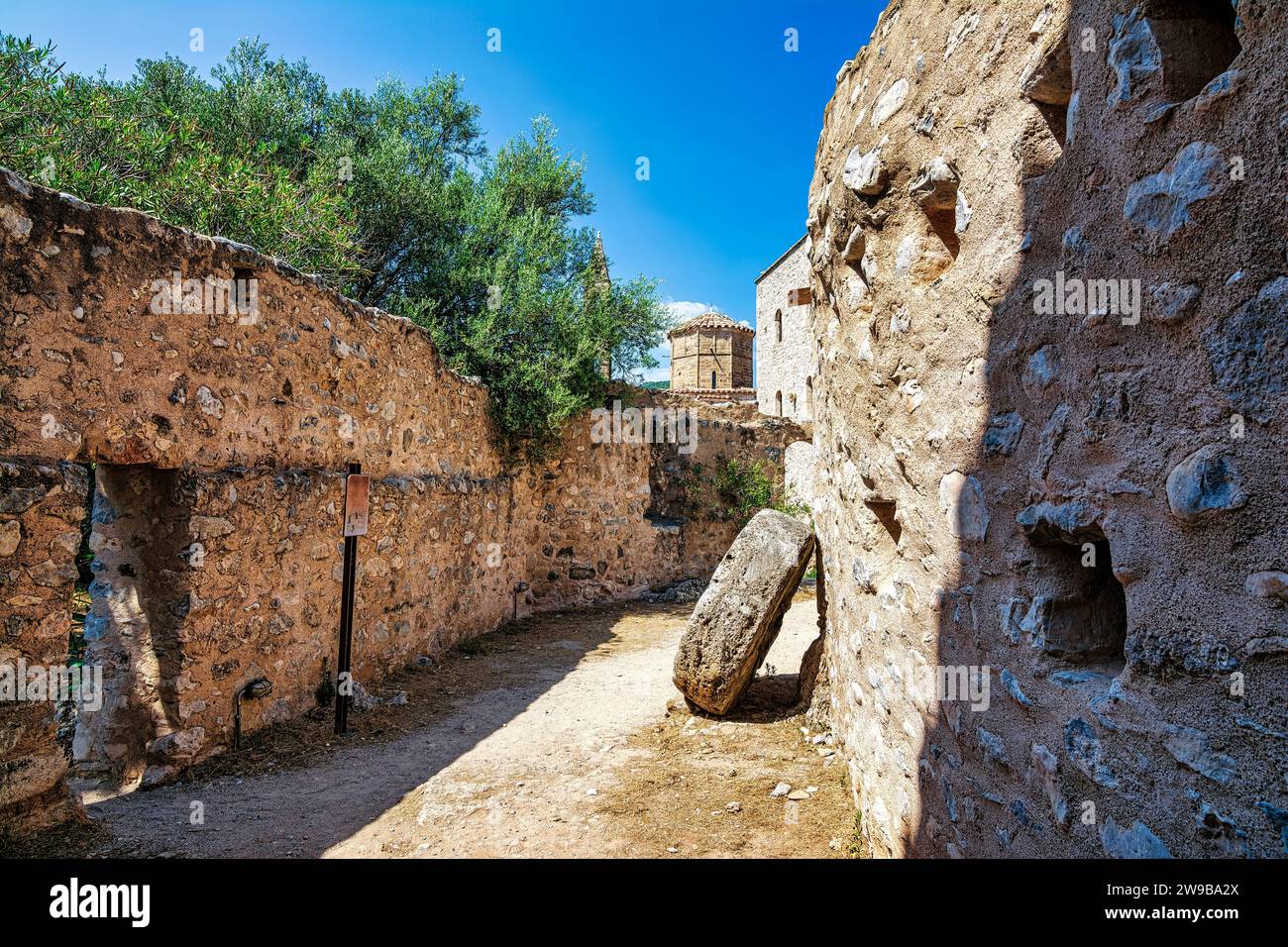 Kardamili old town, Messenia, Greece. Old Kardamili is a small ...