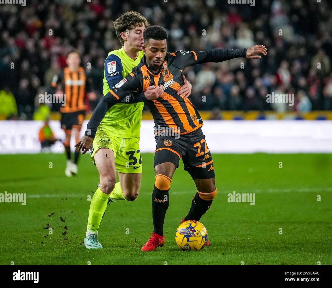 HULL, UK. 26th December 2023. EFL Championship Football League: Hull ...