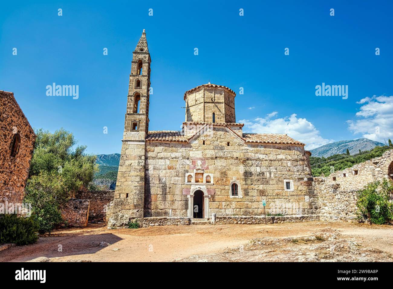 Kardamili old town, Messenia, Greece. Old Kardamili is a small ...