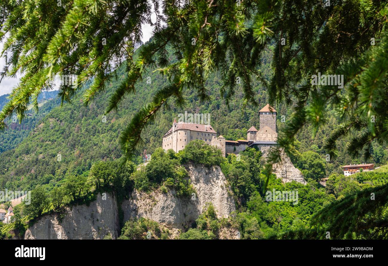 Tyrol Castle in South Tyrol. The Castle is home to the South Tyrolean ...