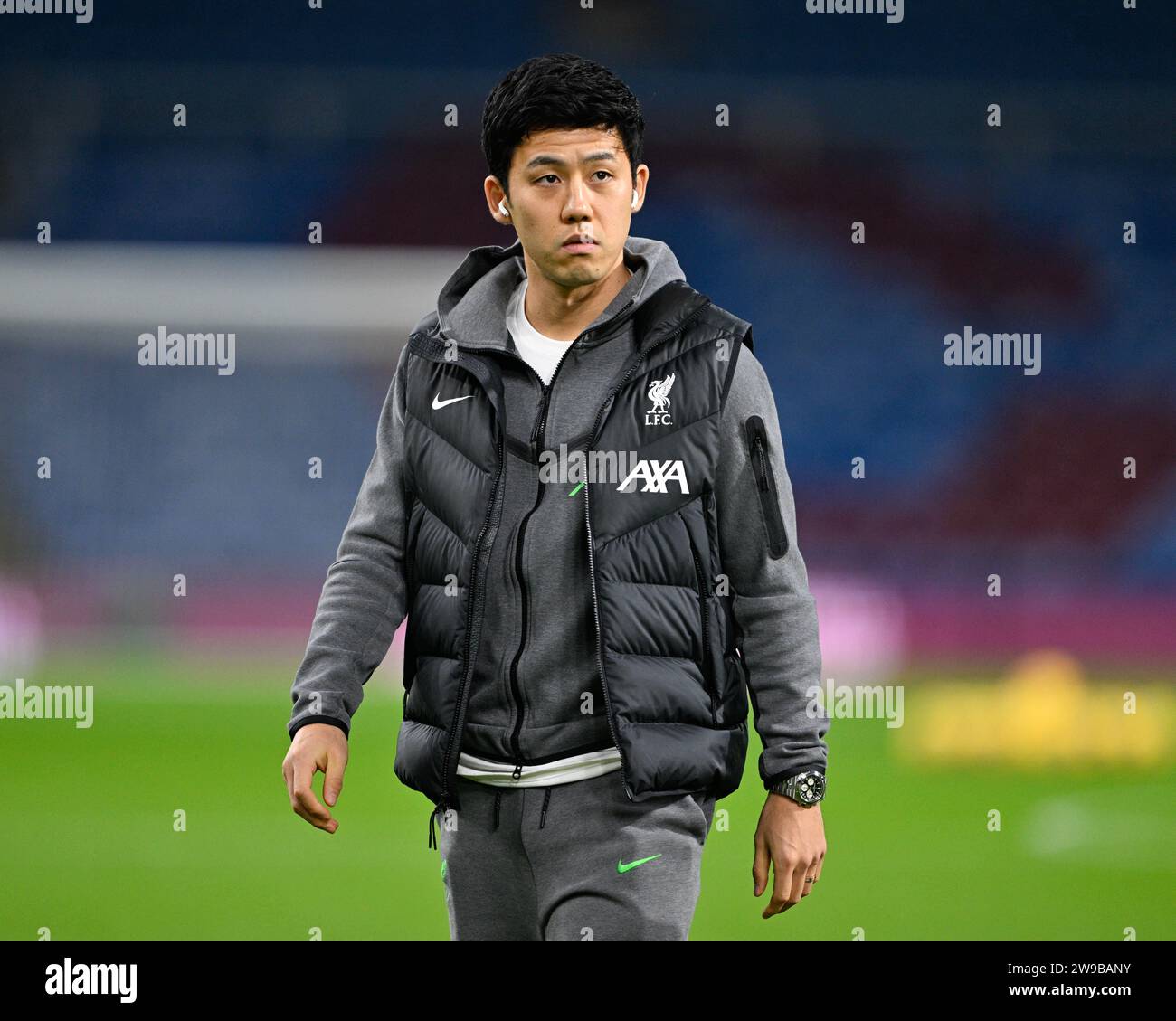 Burnley, UK. 26th Dec, 2023. Wataru Endo 3# of Liverpool Football Club ...