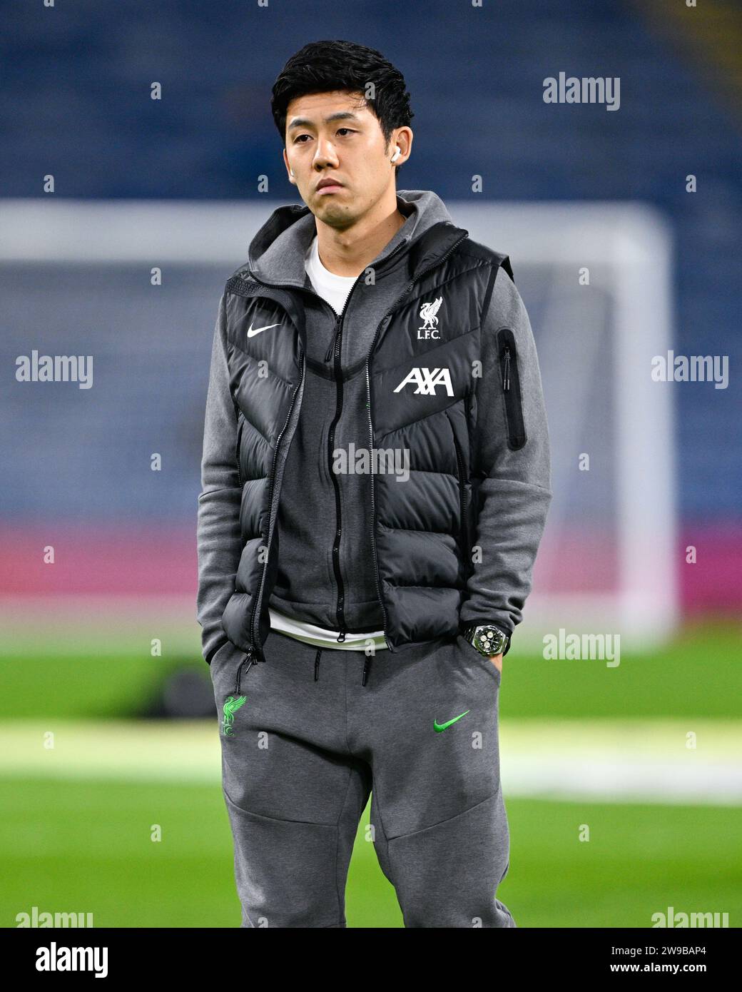 Burnley, UK. 26th Dec, 2023. Wataru Endo 3# of Liverpool Football Club ...