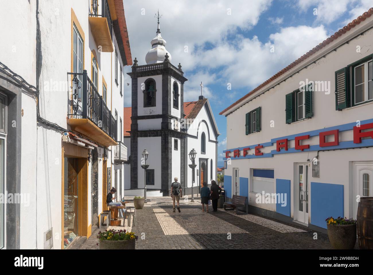 Igreja Matiz de Velas, Sao Jorge, Azores Stock Photo - Alamy