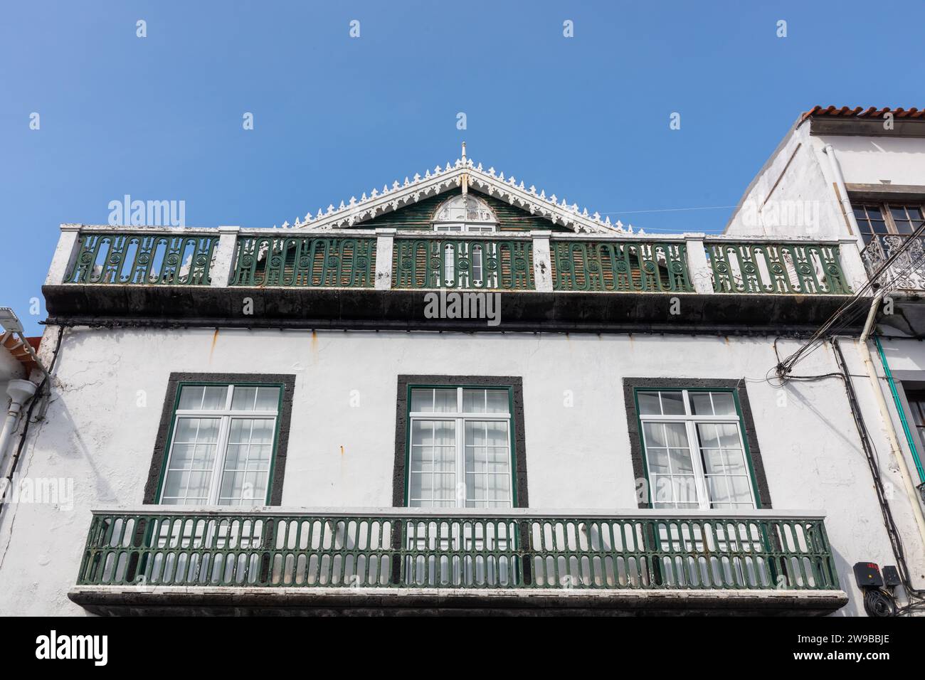 Traditional houses in Velas, Sao Jorge, Azores Stock Photo - Alamy