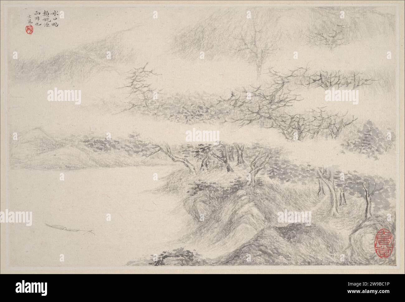 Landscapes 1987 by Zhang Feng Stock Photo - Alamy