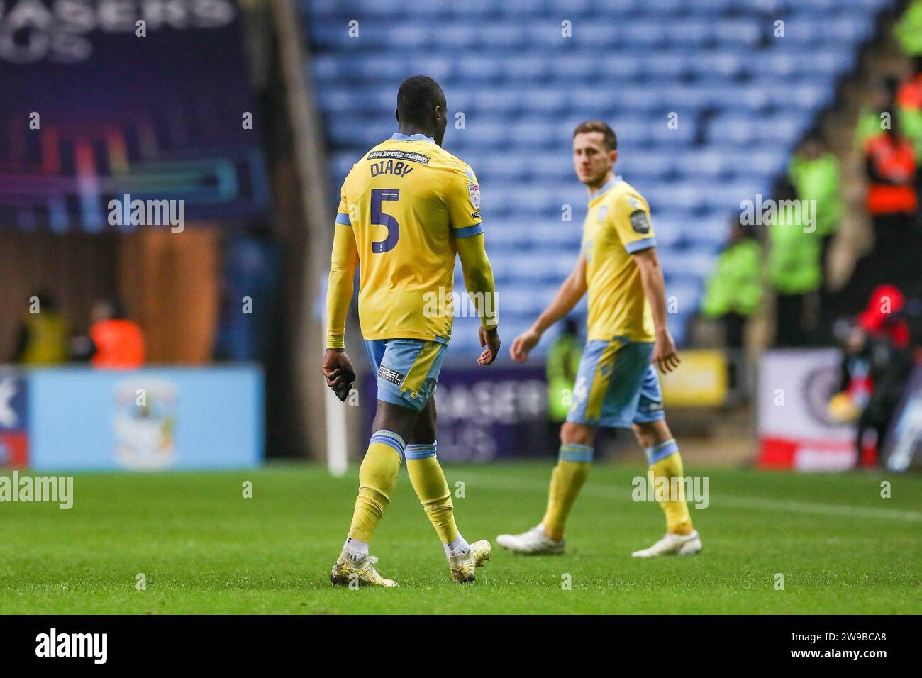 Coventry, UK. 26th Dec, 2023. Sheffield Wednesday defender Bambo Diaby ...