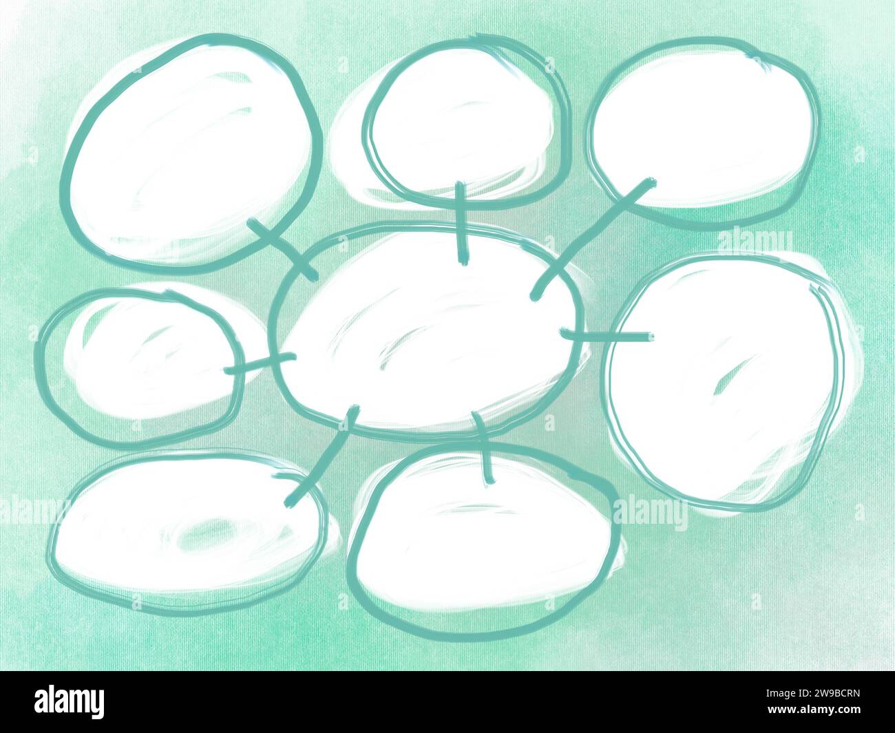 Mind mapping bright design colors for presentations, work plans , note ...