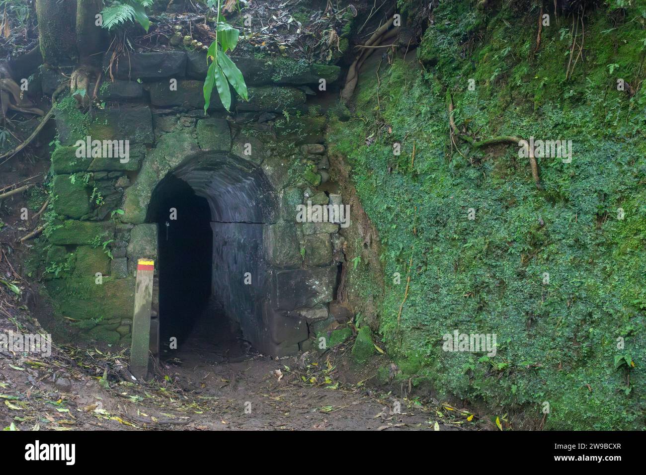 Historic irrigation system on the azorean islands, Sao Miguel Stock ...