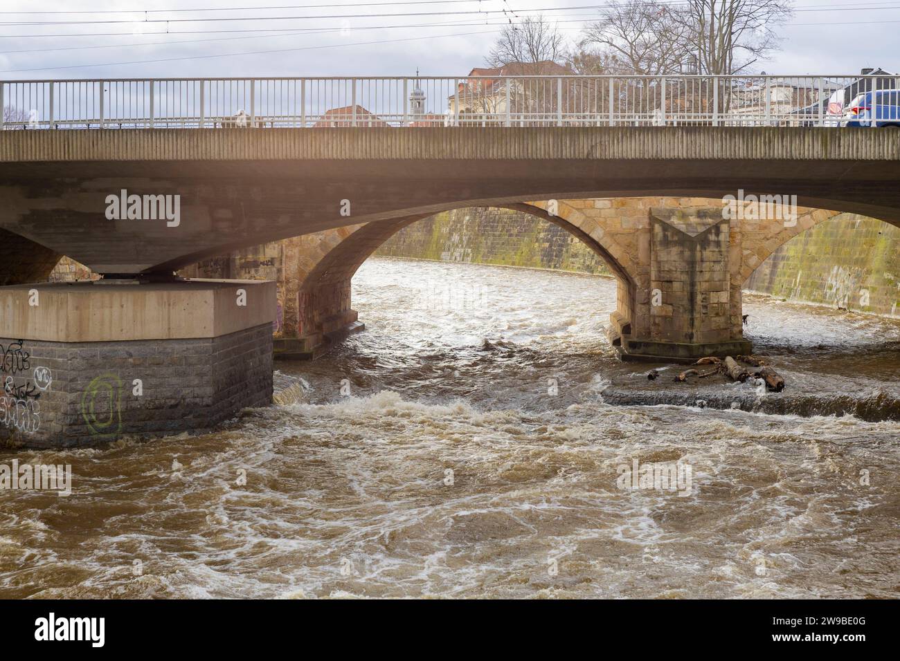 Hochwasser in Dresden Durch die starken Niederschläge in Form von ...